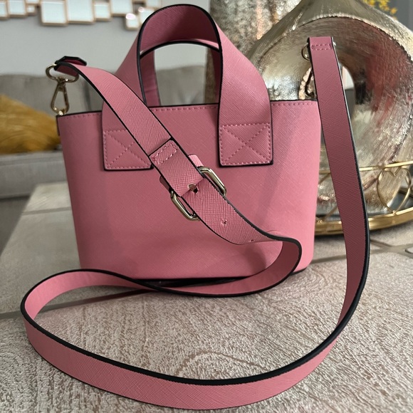 Zara | Bags | Zara Pink Mini Tote Bag | Poshmark